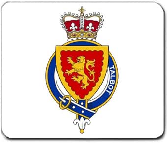 Amazon.com : Talbot Family Crest Coat of Arms Mouse Pad : Office Products