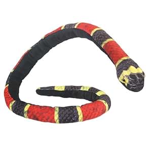 Amazon.com: Wildlife Artists Coral Snake Plush Toy 52" Long: Toys & Games
