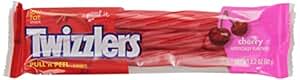 Twizzlers Pull 'n' Peel Candy, Cherry, 2.2-Ounce Packages (Box of 36 ...
