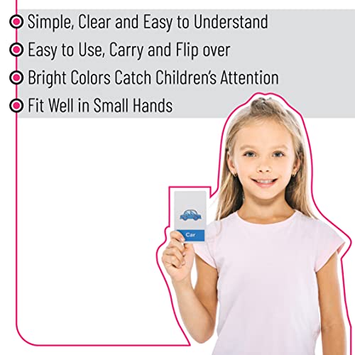 Mr. Pen- Alphabet Flash Cards For Toddlers, Double-Sided, 58 Picture ...