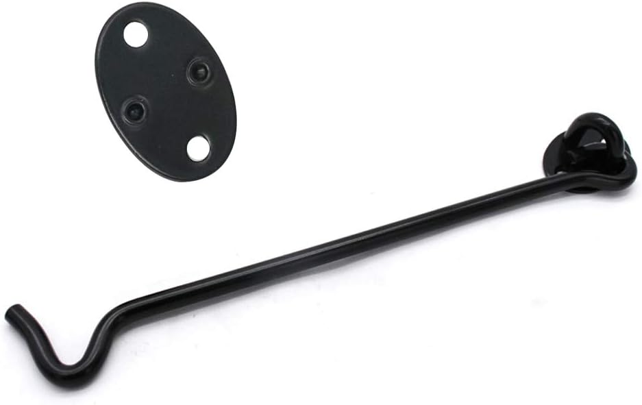 2 Sets Cabin Hooks, 6 Inch Stainless Steel Gate Hook and Eye Swivel ...