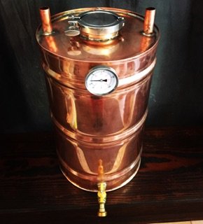 Stampede Stills 3.3 Gallon Copper Moonshine Still Thumper Keg (Doubler ...