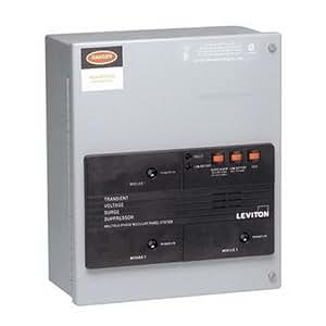 Amazon.com: Leviton 52480-DM3 3 Mode Surge Protection Panel with ...