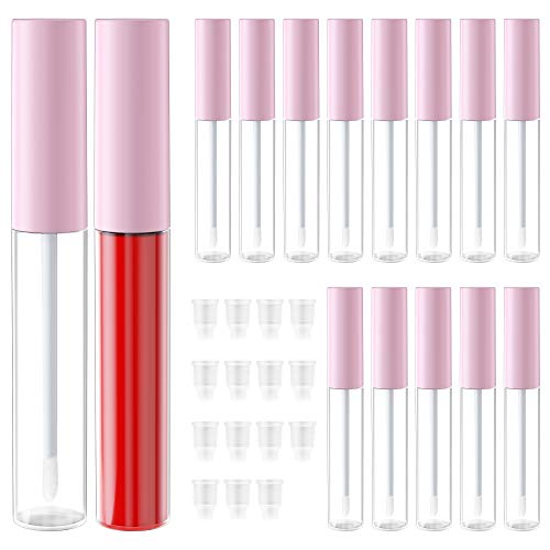 RONRONS 15 Pieces 10ml Refillable Lip Gloss Tube Container Reusable ...