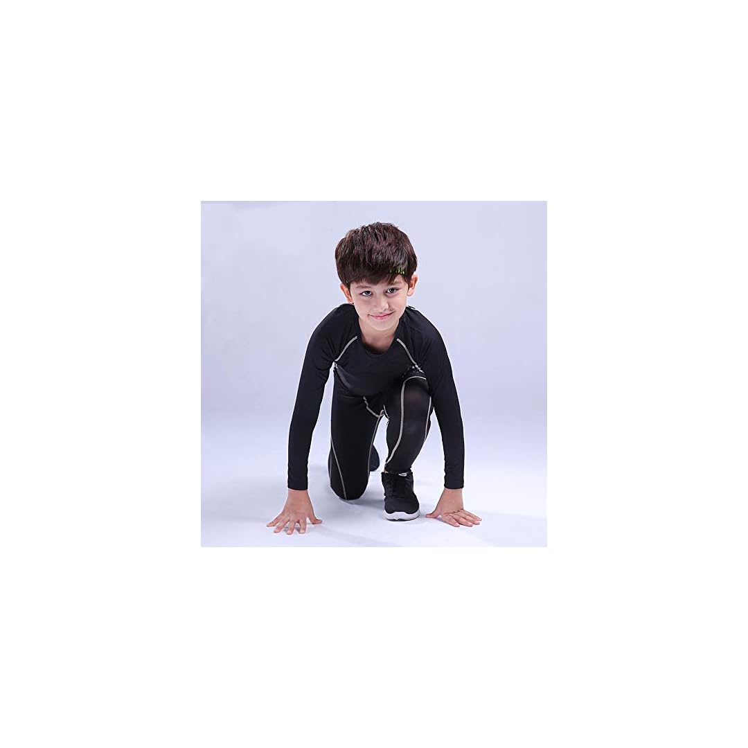 Coralup Kids Compression Sets Sport Base Layer Boys Thermal Underwear ...