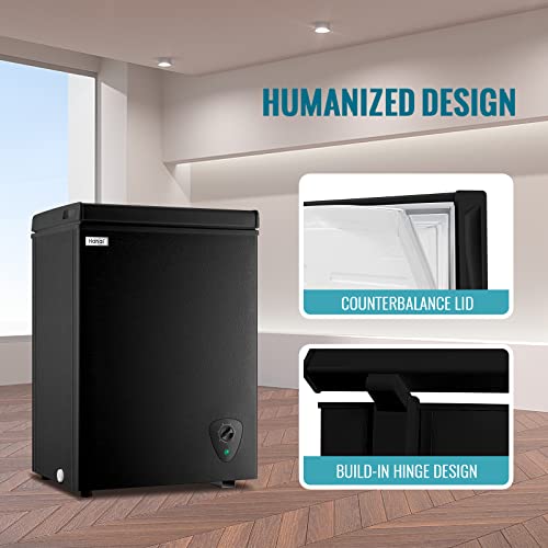 Deep Freezer Small Chest Freezer 3.5 Cu.Ft Mini Chest Freezer with 7 ...