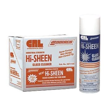 Amazon.com: CRL SOMACA Hi-SHEEN Glass Cleaner - 19 oz Can by CR ...
