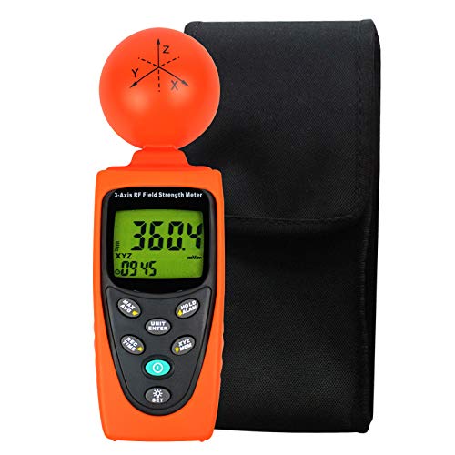 Triple Axis Radio Frequency (RF) Digital Field Strength Meter EMF ...