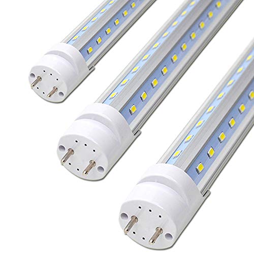 4 Pack T8 8FT 45W 240CM 8ft T8 V-Shaped LED Tube Light G13 Double-Side ...