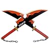 Zisu Demon Slayer Sword, About 31 inches, Two Tengen Sword Included ...