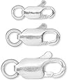 Amazon.com: 2 Sterling Silver Lobster Claw Clasps Jewelry Findings