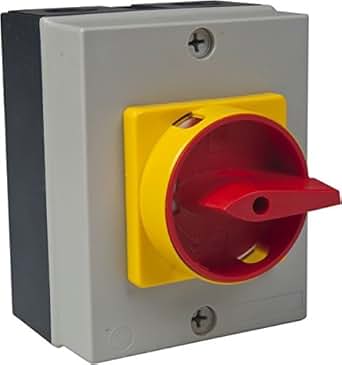 CSII Disconnect Switch, 20 amps UL, 3 pole, mounted in an enclosure ...