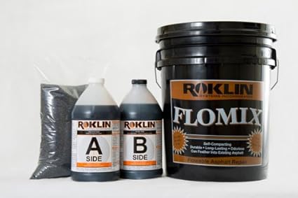 Flomix Flowable Asphalt Repair 5-Gal Kit: Amazon.co.uk: DIY & Tools