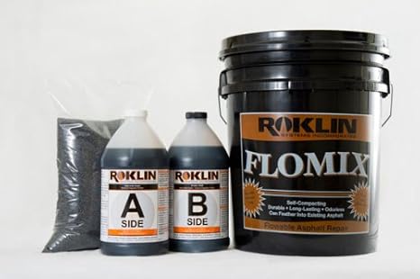 Flomix Flowable Asphalt Repair 5-Gal Kit: Amazon.co.uk: DIY & Tools