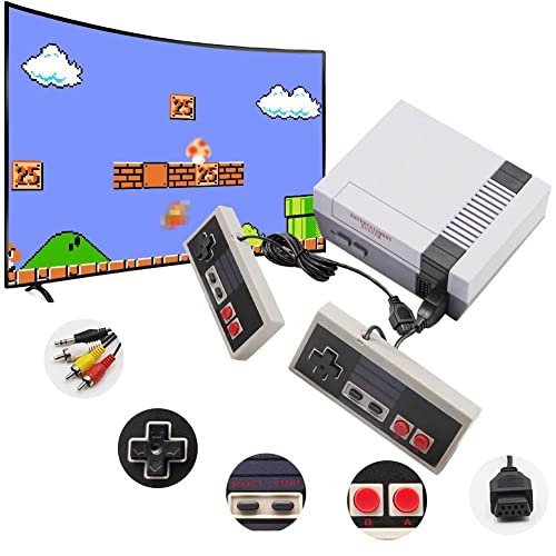 Classic Mini Retro Game Console, Retro Gaming Console Built-in 620 ...