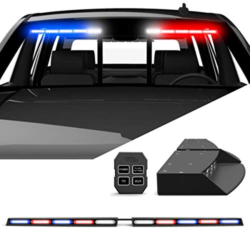 SpeedTech Lights Raptor TIR Upper Windshield Interior Split LED Strobe ...