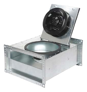 Fantech FRD 24-14 - 230 Inline Rectangular Duct Fan, 24" x 14", 2074 ...