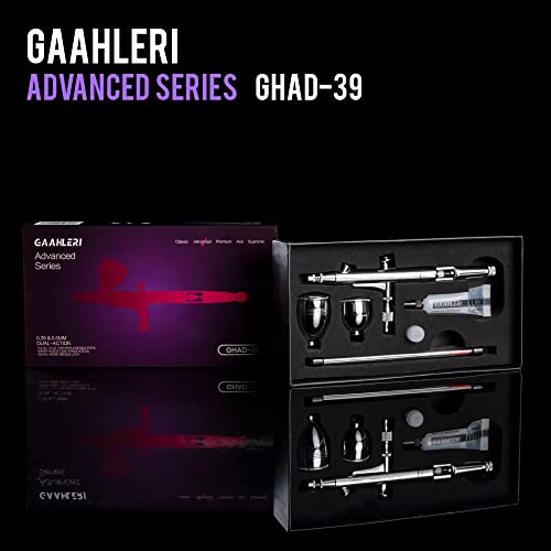 Gaahleri Airbrush Kit, Airbrush Gun Dual-Action Gravity 1/2 & 1/4 oz ...