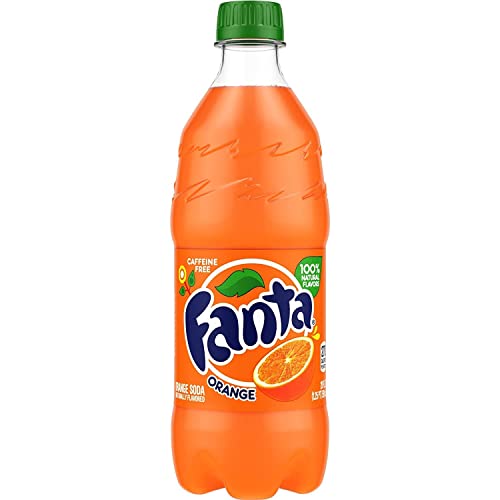 Fanta Orange Soda Fruit Flavored Soft Drink, 12 Fl Oz Cans 100% Natural ...