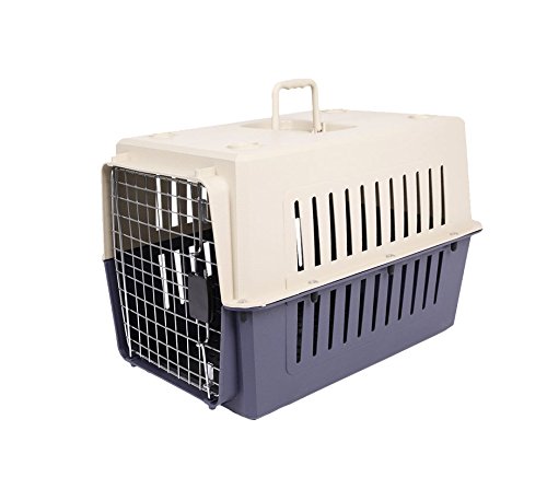 KARMAS PRODUCT Small Plastic Cat & Dog Carrier Cage Portable Pet Box ...