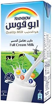 Rainbow UHT Milk Full Cream 1Litre price in Saudi Arabia | Amazon Saudi ...