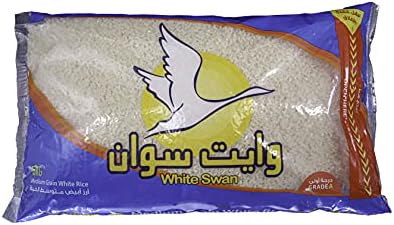 White Swan Medium Grain White Rice, 5kg - Pack of 1 price in Saudi ...