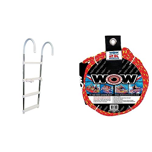 SeaSense Boat Ladder (4 Step) & Wow Sports World of Watersports 2k 60 ...
