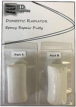 White Domestic Radiator Epoxy Repair Putty - Repairs Chips, Cracks ...