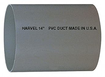 6" x 10 ft. PVC Round Duct Pipe: Amazon.com: Industrial & Scientific