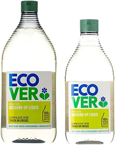 Ecover Combo Offer Washingup Liquid Lemon & Aloe Vera 950Ml + Washingup Liquid Lemon & Aloe Vera ...