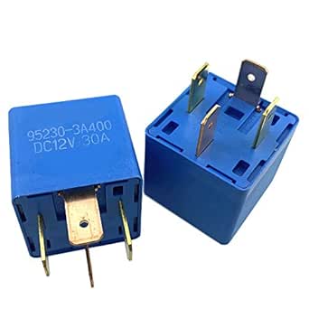 Amazon.com: 2 Pack Multi-Purpose Relay OEM 95230-3A400 DC 12V 30A 4 Pin ...