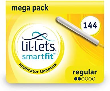 Lil-Lets Cardboard Applicator Regular Tampons X 144, (12 Packs of 12 ...