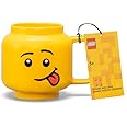 Amazon.com | Room Copenhagen LEGO Ceramic Mug, Silly Boy Face, Large ...