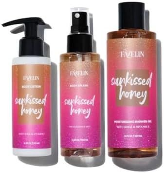 Favelin Pamper Pack Fun Size Sunkissed Honey 125 ml Travel Set (Body ...