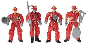 Amazon.com: Lot of 12 Assorted Style Poseable Moveable Firefighter ...
