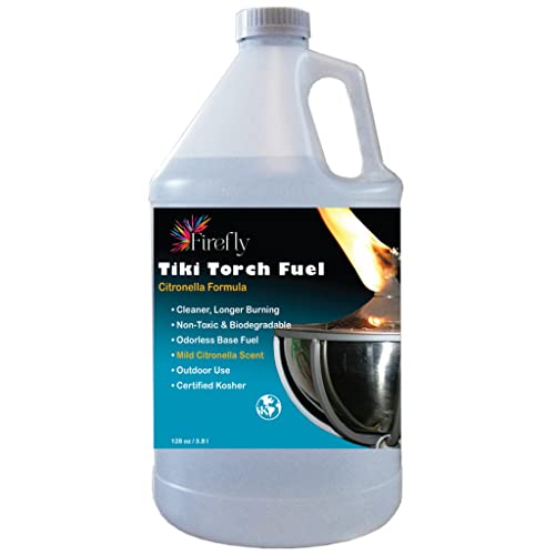 FIREFLY Bulk Eucalyptus Tiki Torch Fuel - Odorless Base Fuel ...