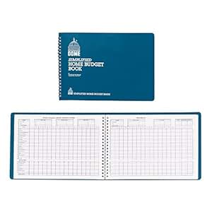 Amazon.com : Dome Simplified Home Budget Book, 7 1/2in. x 10 1/2in ...