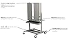 Martin Yale J2436 Titan Professional Padding Press, 15° Tilt Angle, 25 lbs Maximum Drip Tray ...
