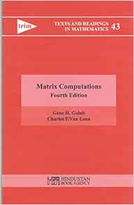 Matrix Computations, 4Th Edn: 9789380250755: Amazon.com: Books