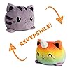 TeeTurtle - The Original Reversible Cat Plushie - Rainbow Kittencorn ...