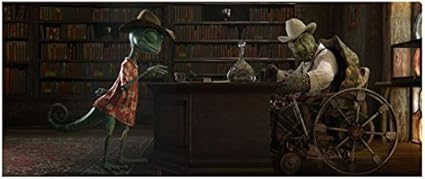 Rango Voice Done By Johnny Depp Standing Side Profile Shot 8 x 10 Inch ...