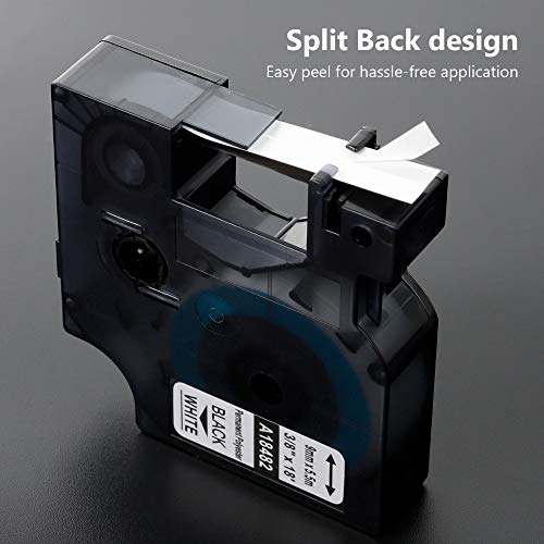 Aonomi Compatible Industrial Label Tapes Replacement for DYMO 18482 Permanent Polyester Label ...