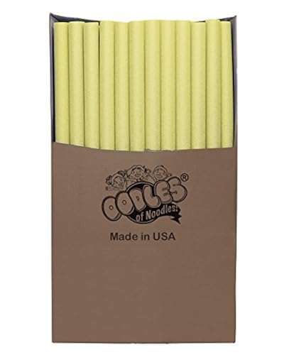 Oodles of Noodles 50 Pack of 52 Inch Yellow Foam Swimming Pool Noodles ...
