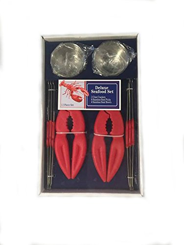 Amazon.com: Deluxe Lobster Claw Seafood Tool Set: Kitchen Tools ...