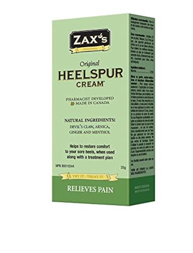 Zax's Original Heelspur Cream - All Natural Foot Pain Relief Cream for ...
