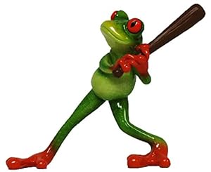 Amazon.com: Glazed Frog Baseball Player-YX6017: Home & Kitchen