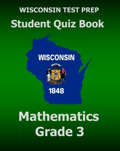 Amazon.com: WISCONSIN TEST PREP Student Quiz Book Mathematics Grade 3 ...
