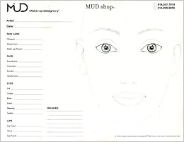 Make-up Designory's Continuity Face Chart: Make-up Designory: Amazon ...