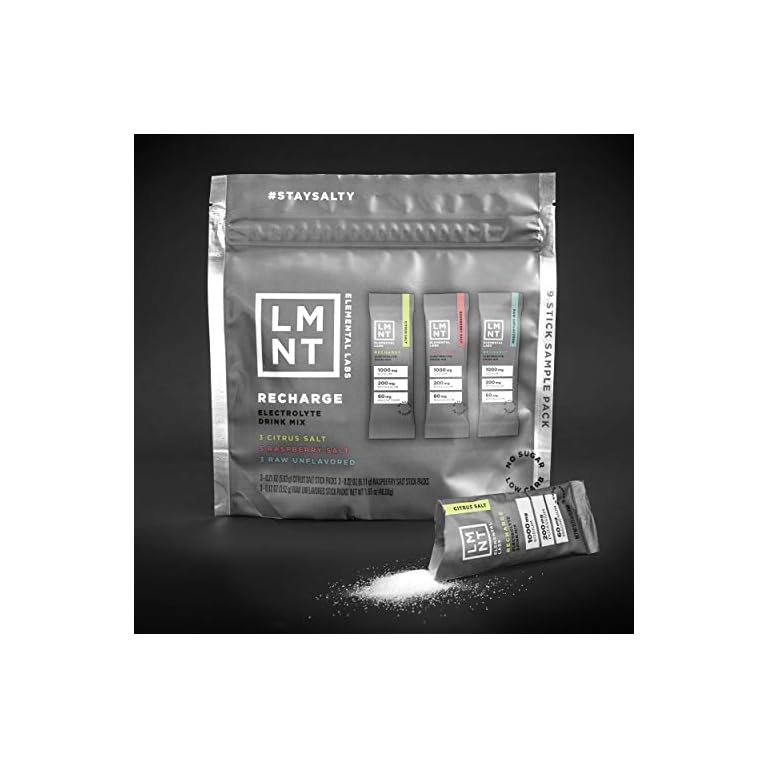 LMNT Electrolyte Drink Mix | Hydration Powder | Keto & Paleo | No Sugar ...