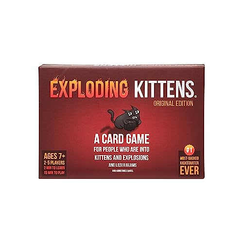 Exploding Kittens Original Edition - Hilarious Games for Family Game ...